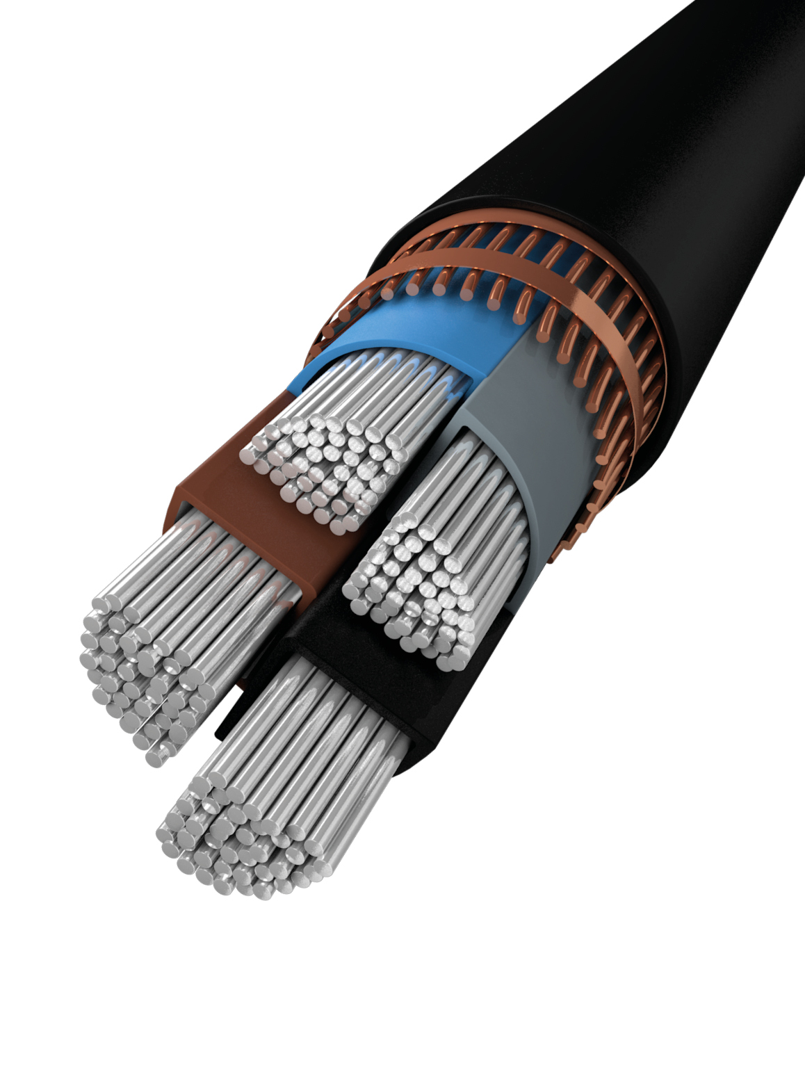 4x240/72 mm2 AXQJ 0,6/1 kV - SD3524014 | Smith & Norland rafbúnaður