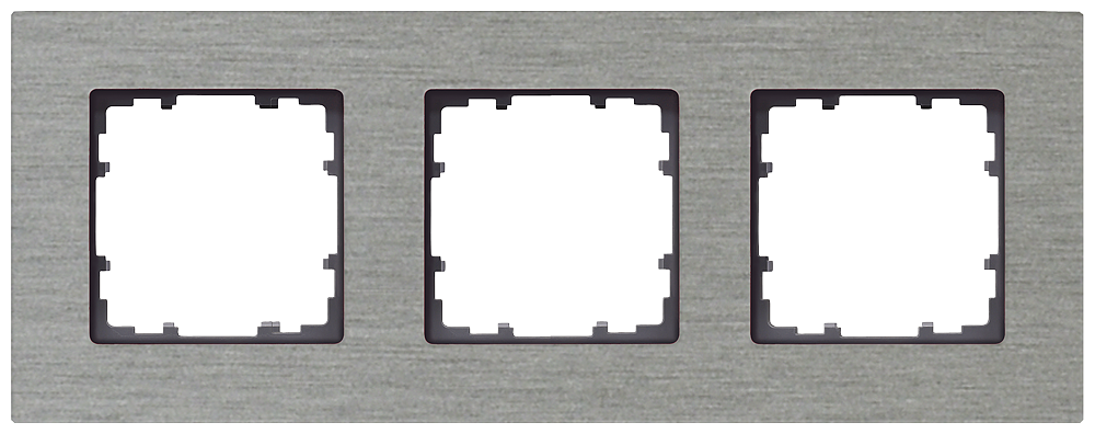 Rammi þrefaldur DELTA miro, ál natur(s) - SB5TG1123-0